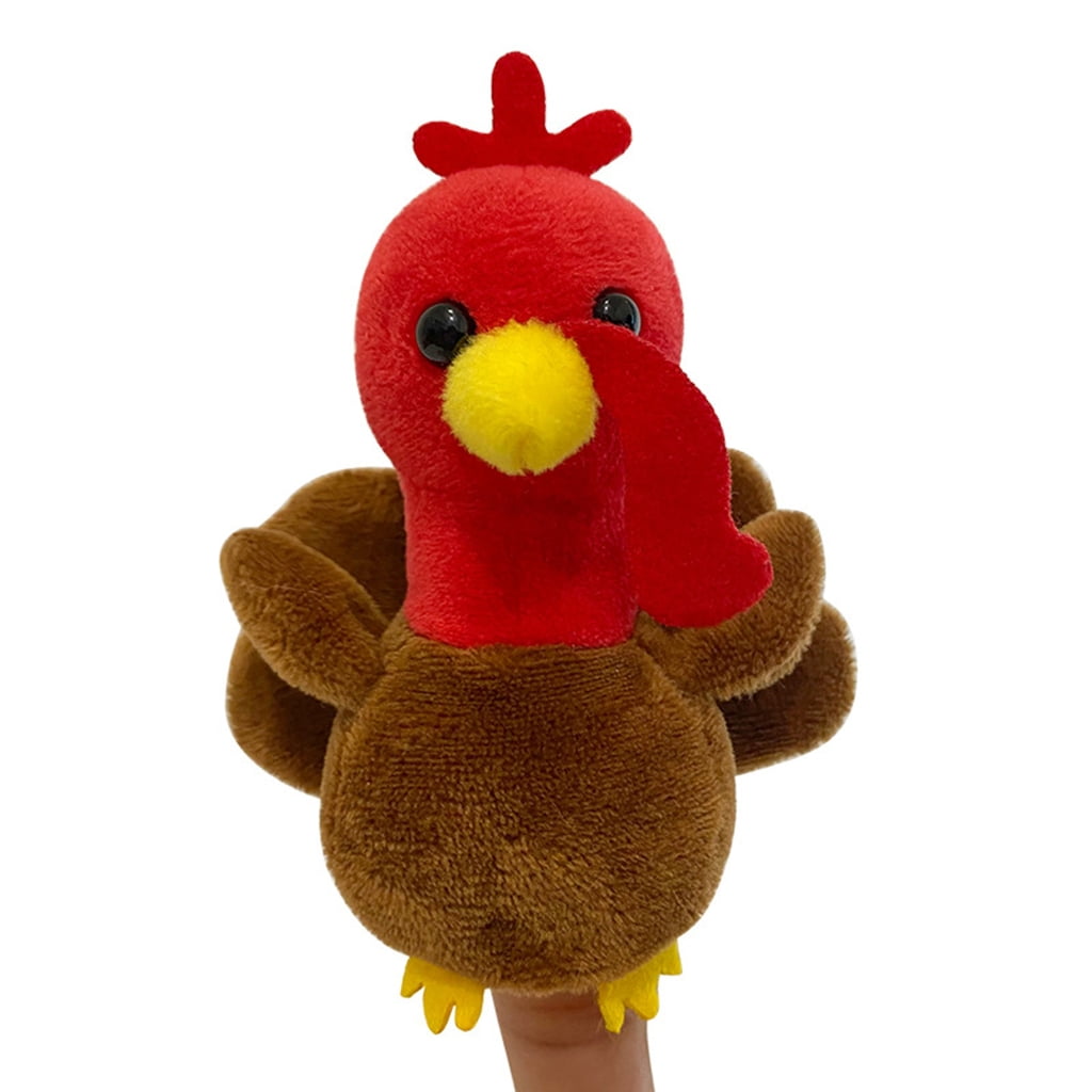 Bottone Story Telling Finger Puppet Farm Turkey Toy Child Hand Puppet ...