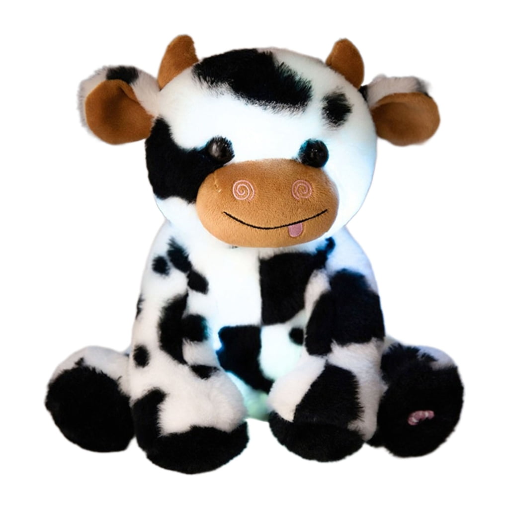 Bottone Stuffed Cow Toy Cartoon Cow Figure Soft Toy Room Emotion ...