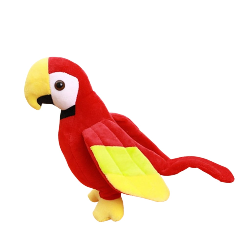 Bottone Stuffed Parrot Toy Cartoon Parrot Figure Soft Toy Room Emotion ...