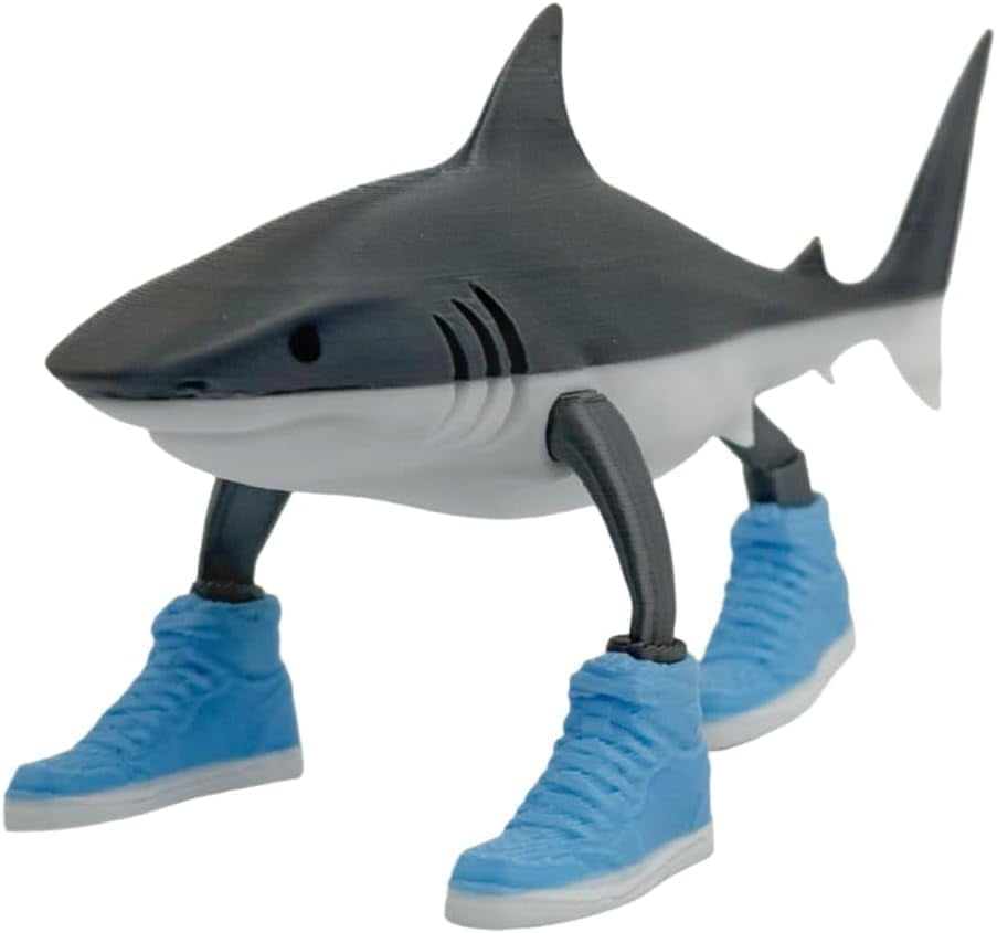Bottone Tralalero Tralala Desk Decor, Shark Meme Figure, Tung Tung Tung ...