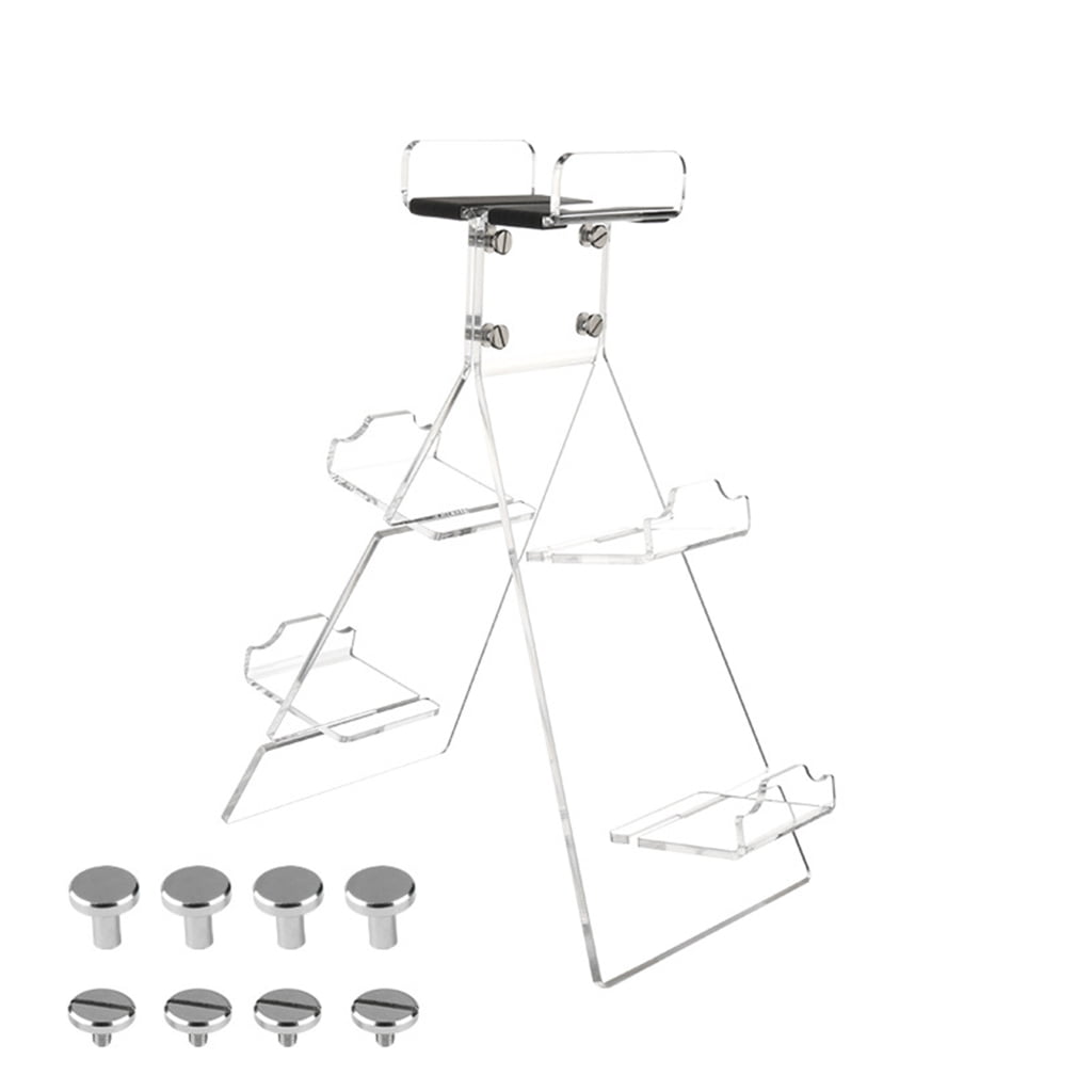 Bottone Transparent Acrylic Headsets Support Stand, Desktop Organizers ...