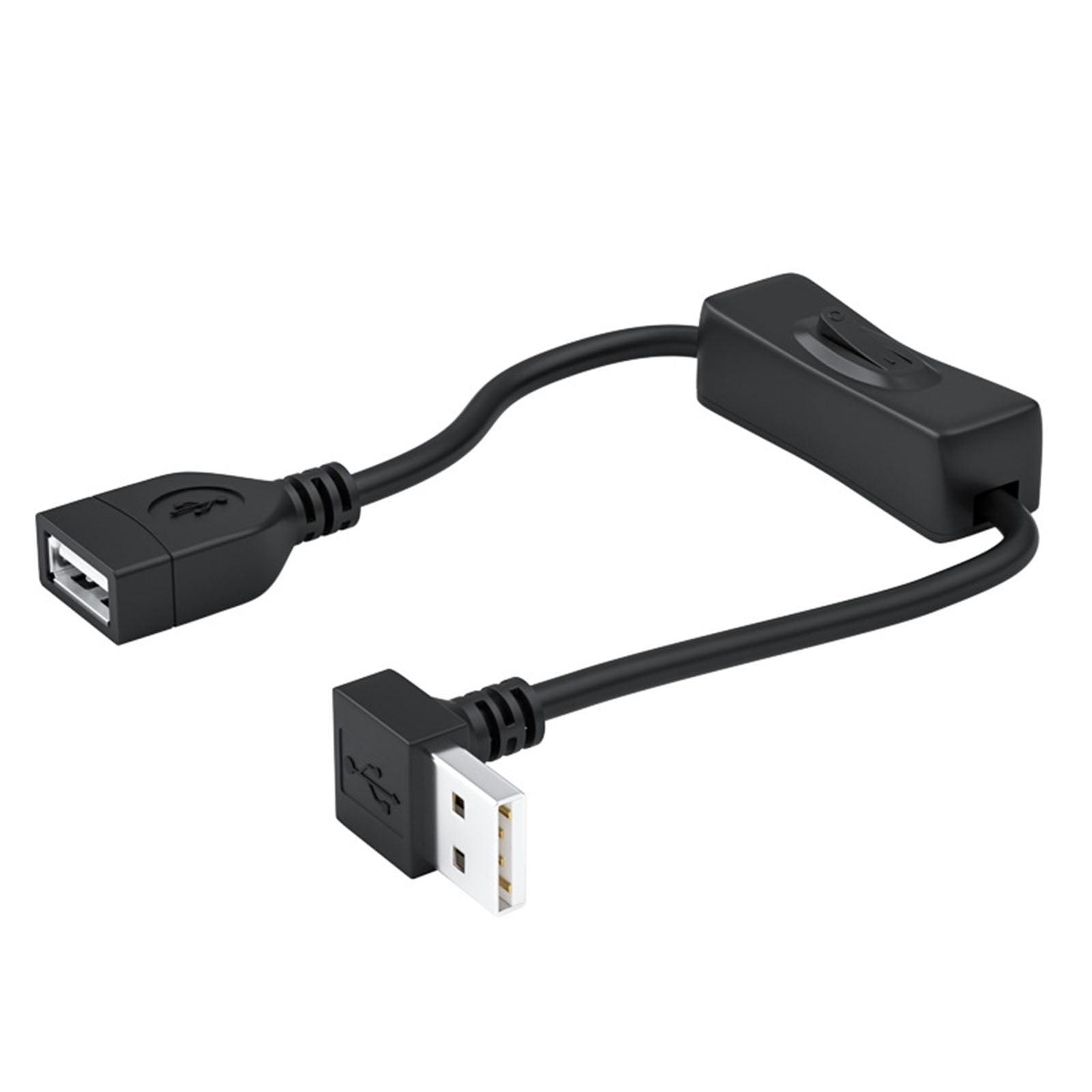 Bottone USB 2.0 Up Angle 90 Degree Extension Cable Male To Female ...