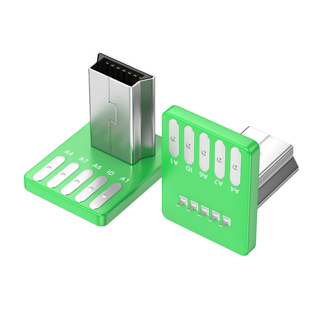 Bottone USB Connector 2.0 USB 4Pin/Type C 5Pin 90 Degree Port Solder ...