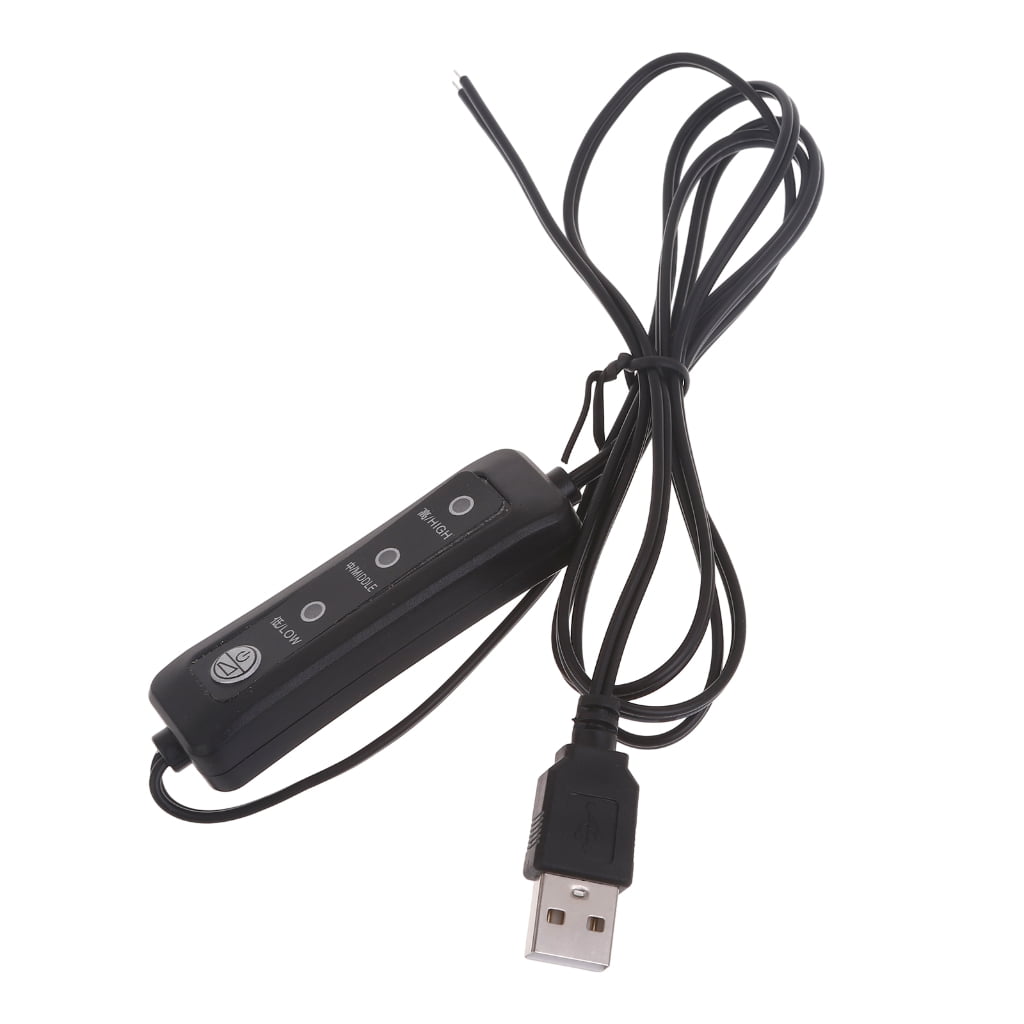 Bottone USB DIY Soldering Power Cord 5V USB Extension Cable with Switch ...