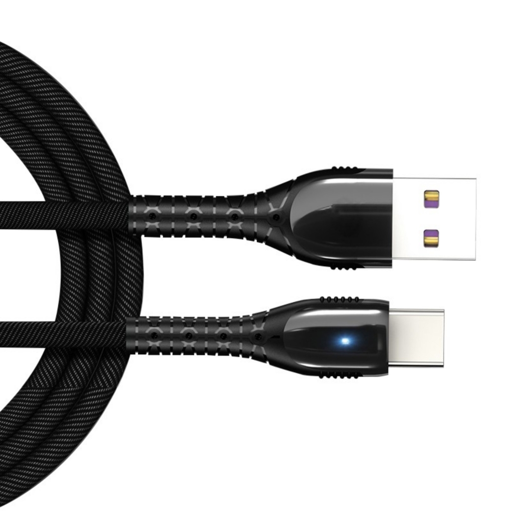 Bottone USB Type C Power Cable Support 5A Rapid Charging Data Syncing ...