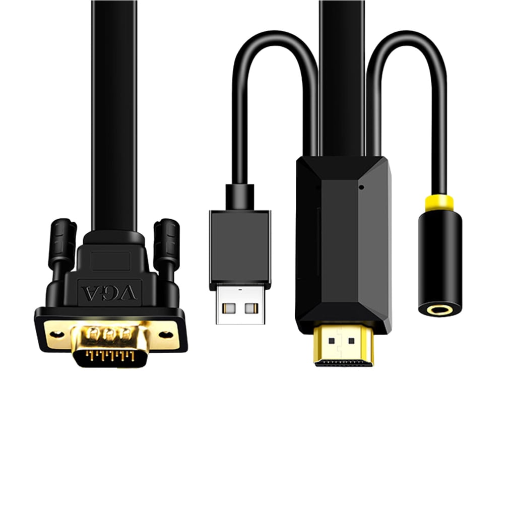 Bottone VGA to HDTV Output Adapter Cable with Integrated Auditory 3.5mm ...