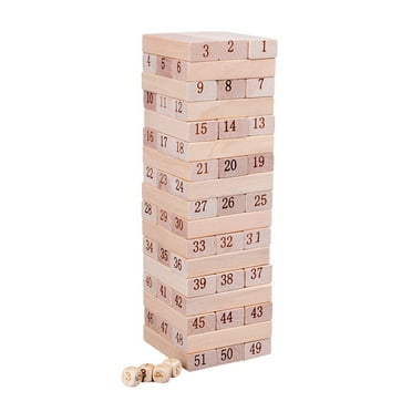 Jenga Giant JS6 - Premium Hardwood Oversized Game Set for Adults ...