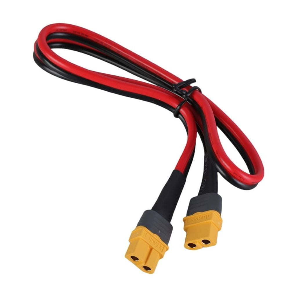 Bottone XT60 Plugs Female to Female Adapter Cable 12AWG Silicone Cable ...