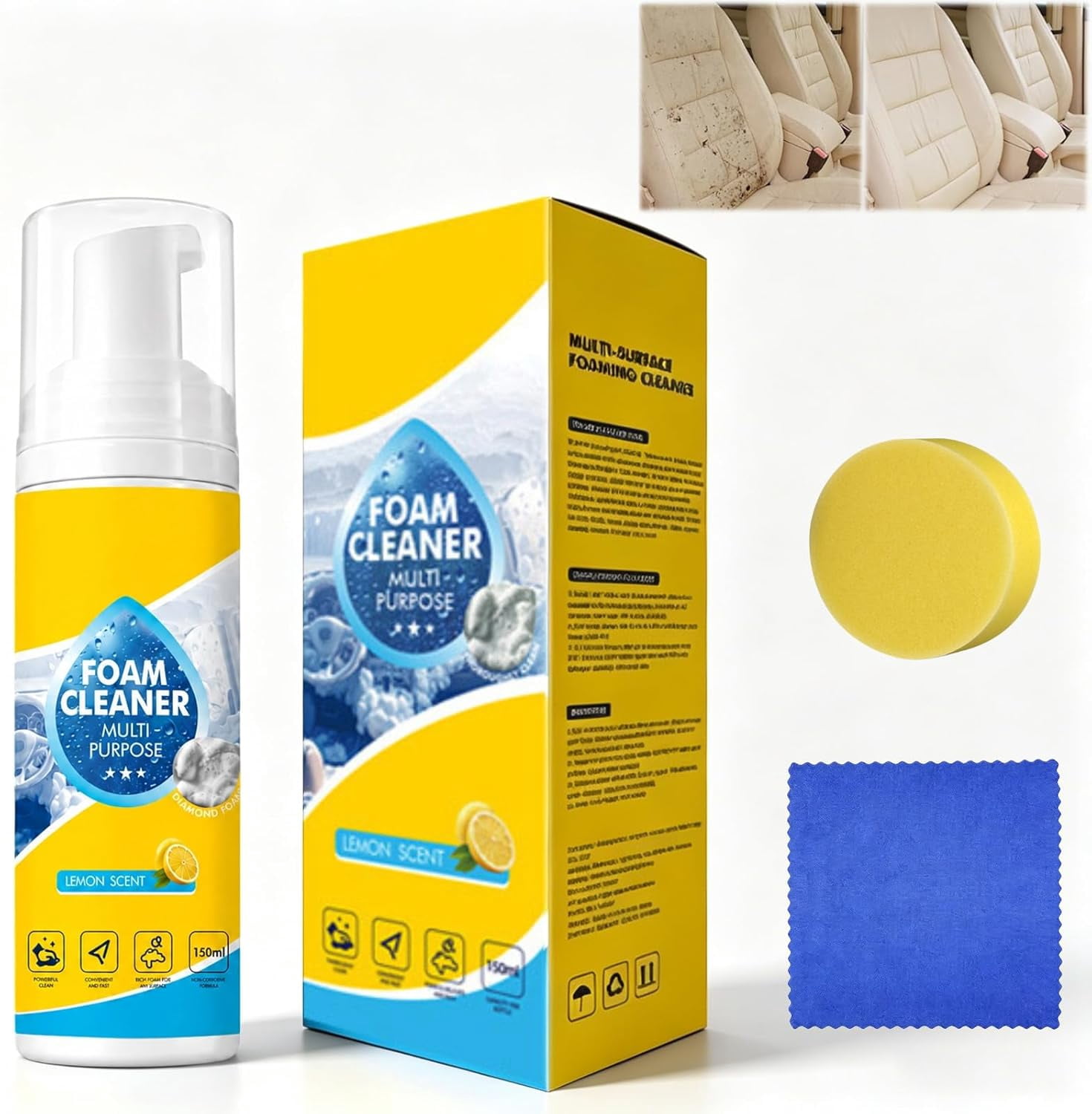 Botuo 4-in-1 Multi-Enzyme Foam Cleaner, multi-functional foam cleaner ...