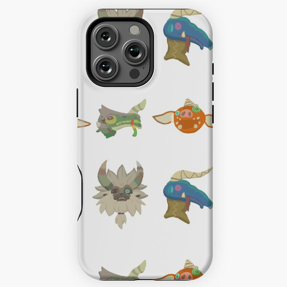 Botw Masks Pattern Artistic Gamer Style iPhone Case 11 12 13 14 15 16 ...