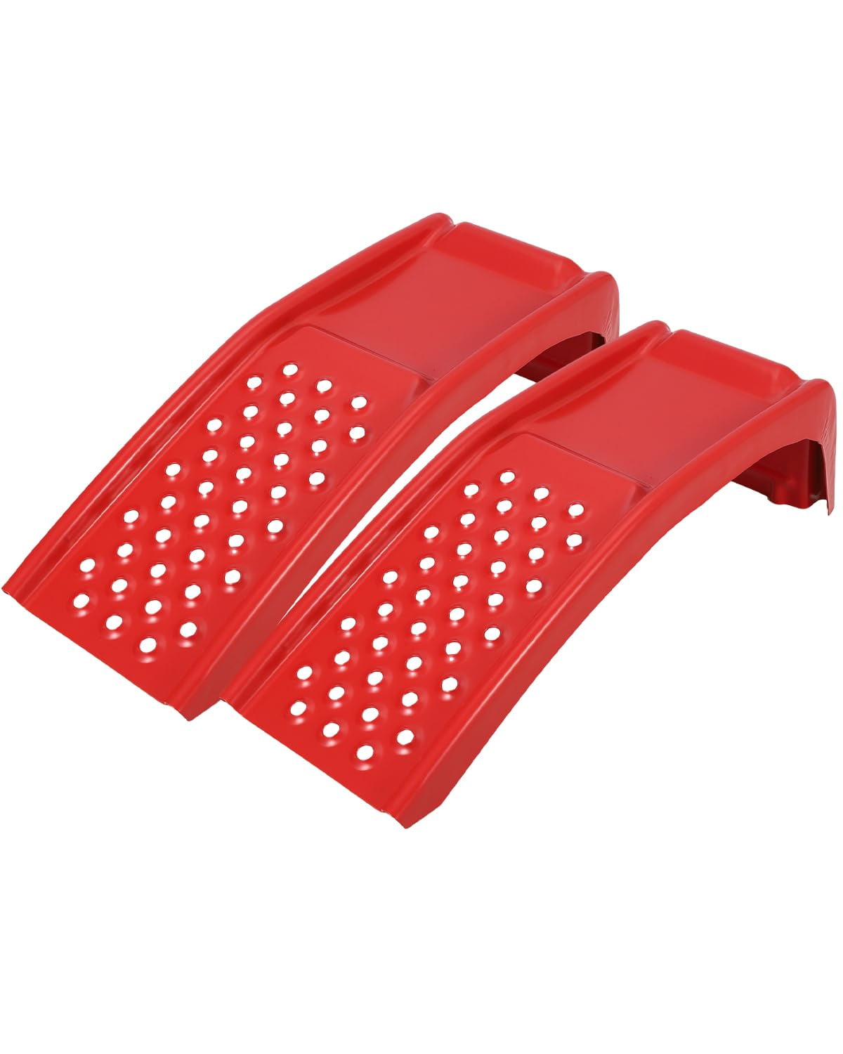 BouPower 2 Pack Car Ramps,8" Lift Solid Steel Car Ramp 8000 Lbs ...