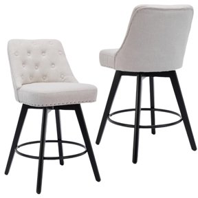 Westice 26" H Counter Height Bar Stools Set of 4, Modern Barral Counter ...