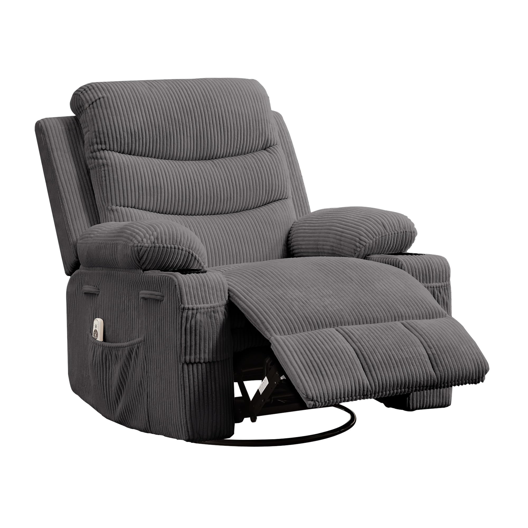 BouPower 360 Swivel Rocker Chair Small Rocking Recliner for Small ...