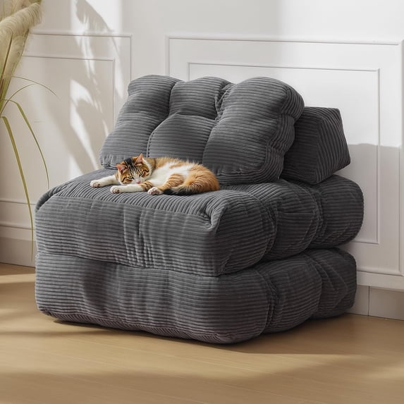 BouPower Folding Sofa Bed,Convertible Sleeper Chair with Pillow ...