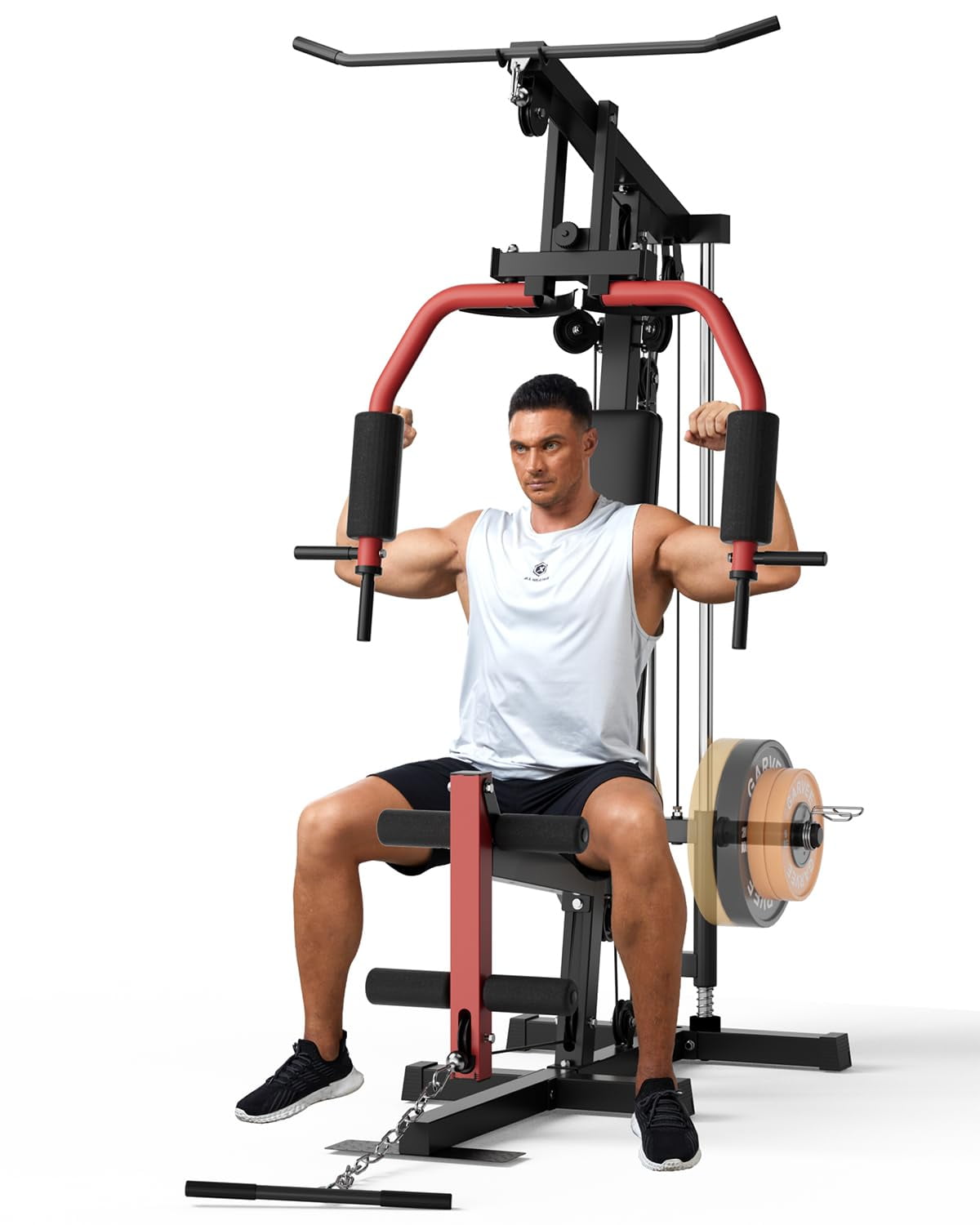 BouPower Home Gym Equipment, Multifunctional Home Gym Machine with ...