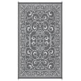 BouPower Reversible Plastic Straw Area Rug, Waterproof Easy-Clean Non ...
