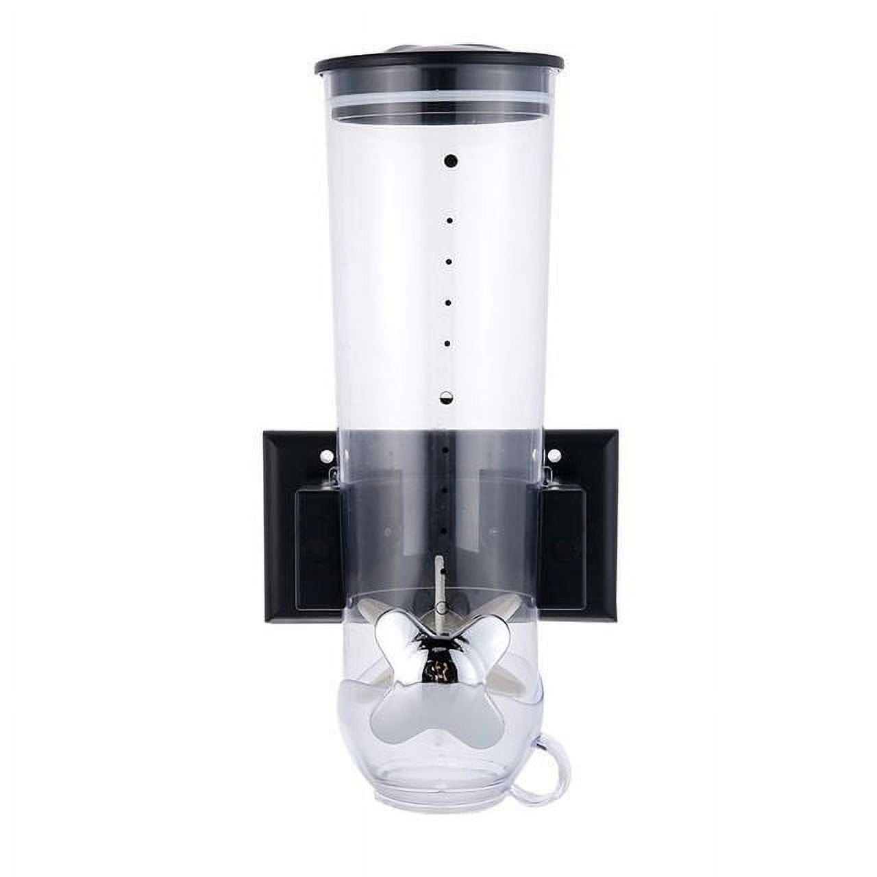 Bouanq Cereal Dispenser Wall Mounted Food Dispensers Double Single Dry ...