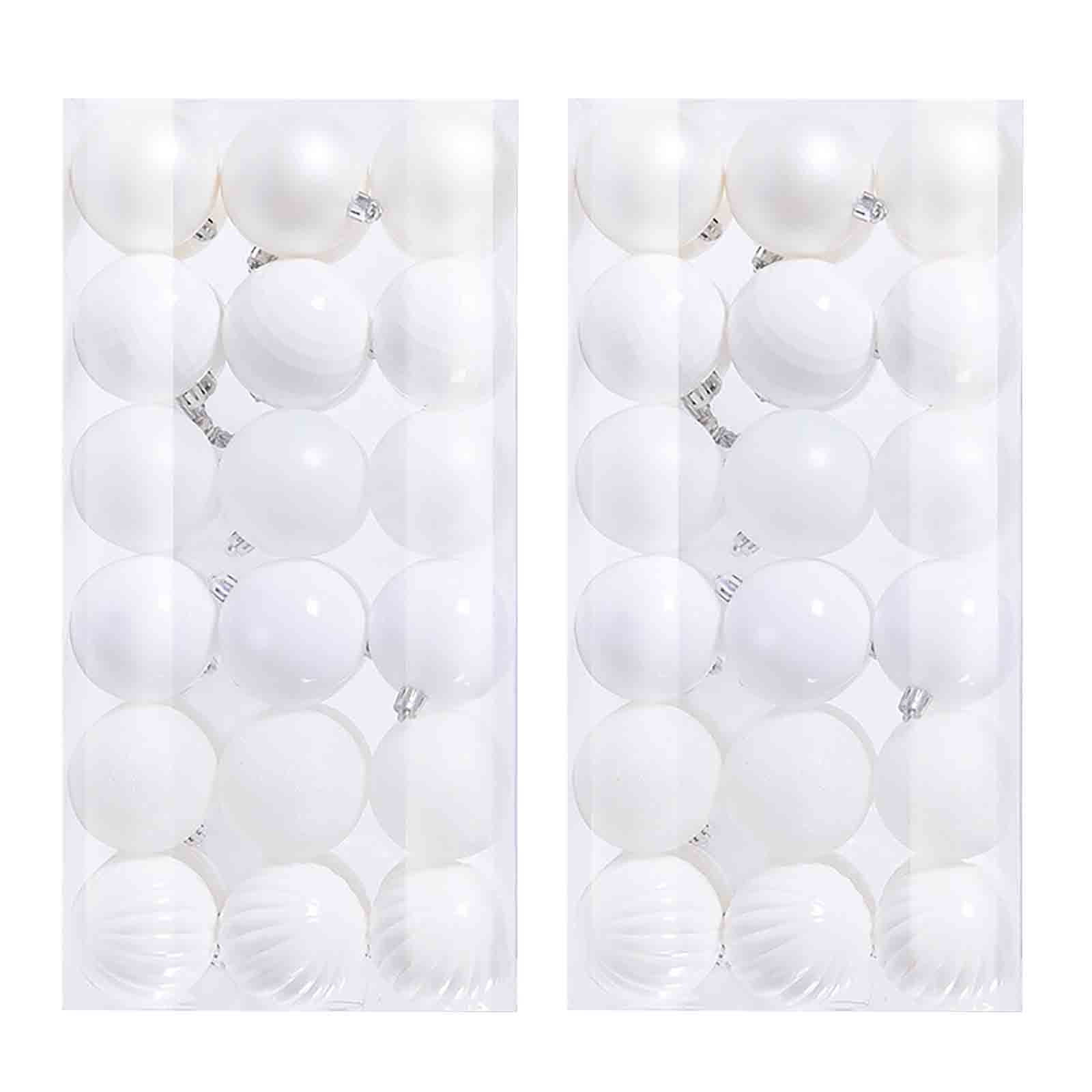 Bouanq Christmas Decorations Xmas Tree Decor 72PCS Christmas Tree Ball ...