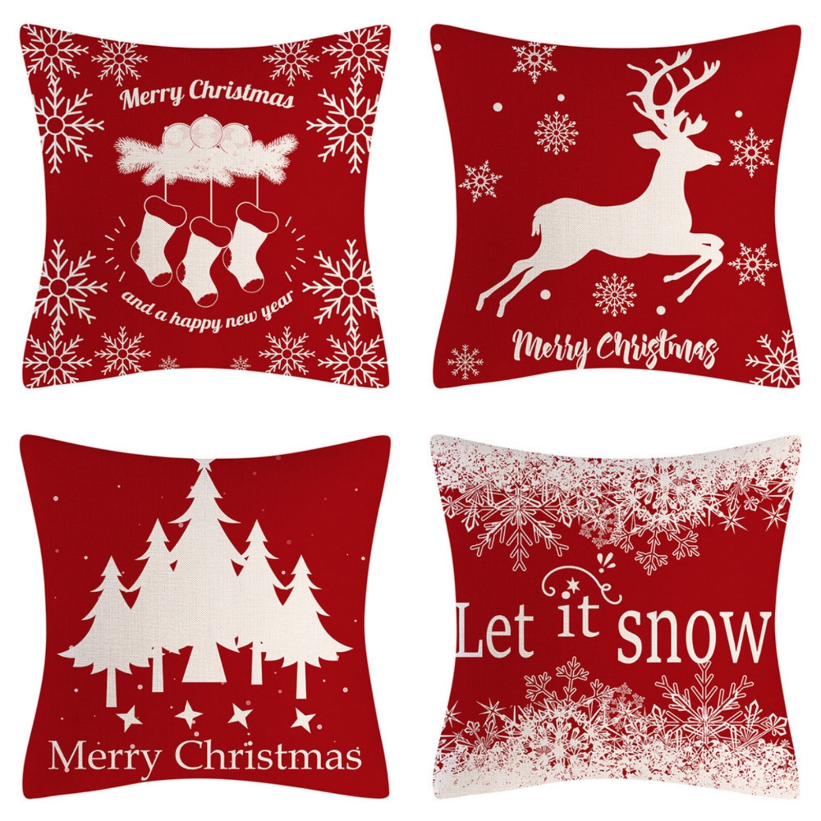 Bouanq Christmas Decorations Xmas Tree Decor Christmas Covers 18 X 18 ...