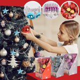Bouanq Christmas Tree Ornaments Set, 32PCS Mini Christmas Ball ...