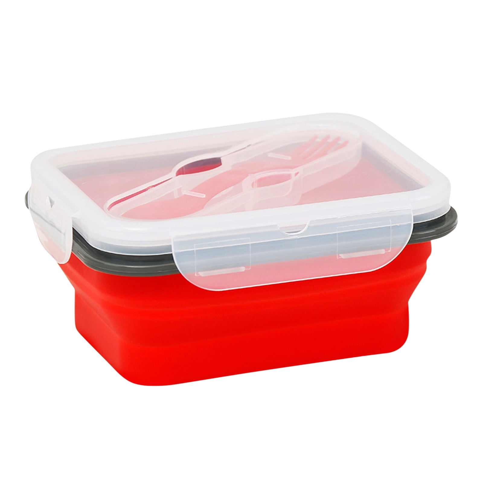 Bouanq Collapsible Food Storage Containers with Airtight Lid and Vent ...