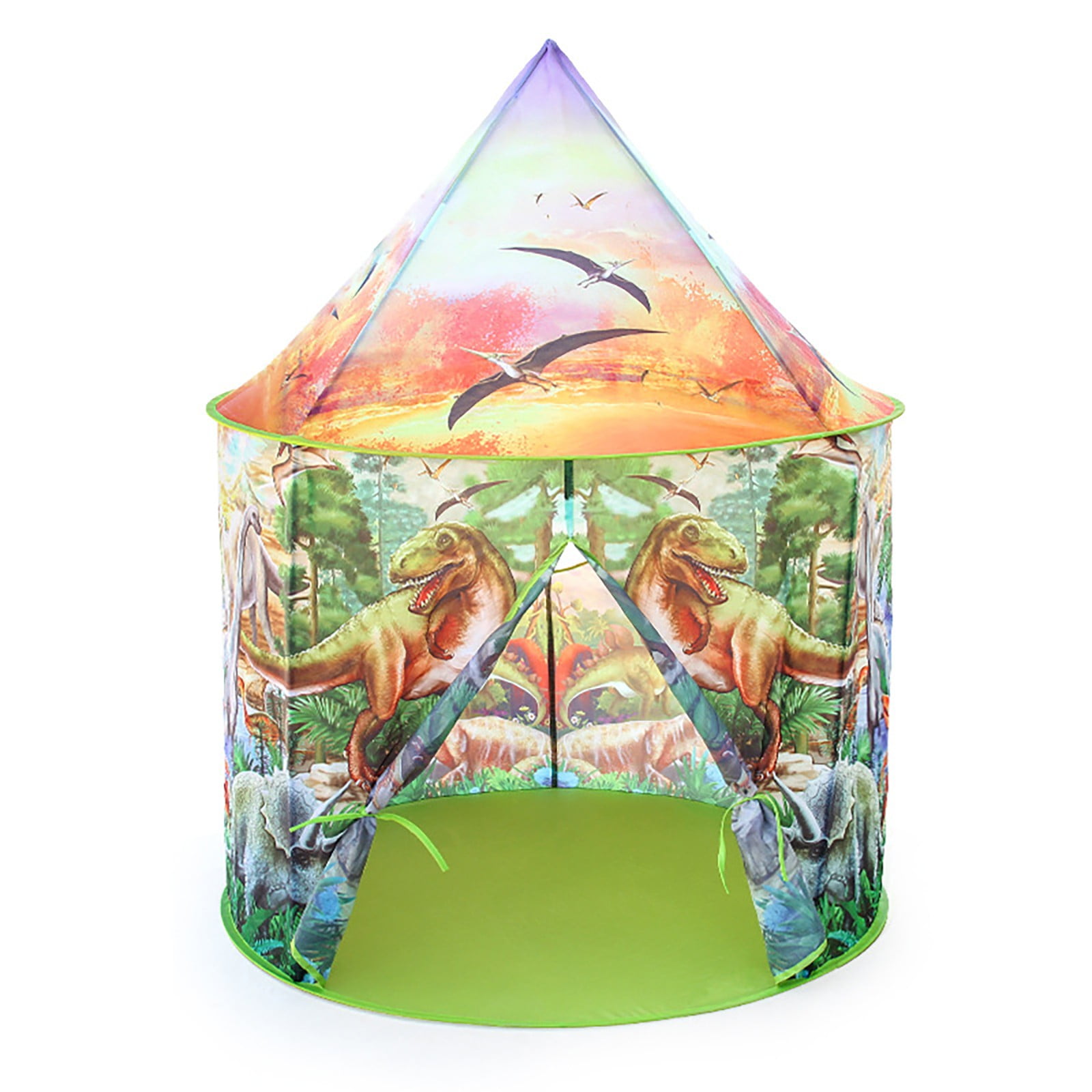 Chmadoxn Dinosaur Discovery Kids Tent with Roar Button, an ...