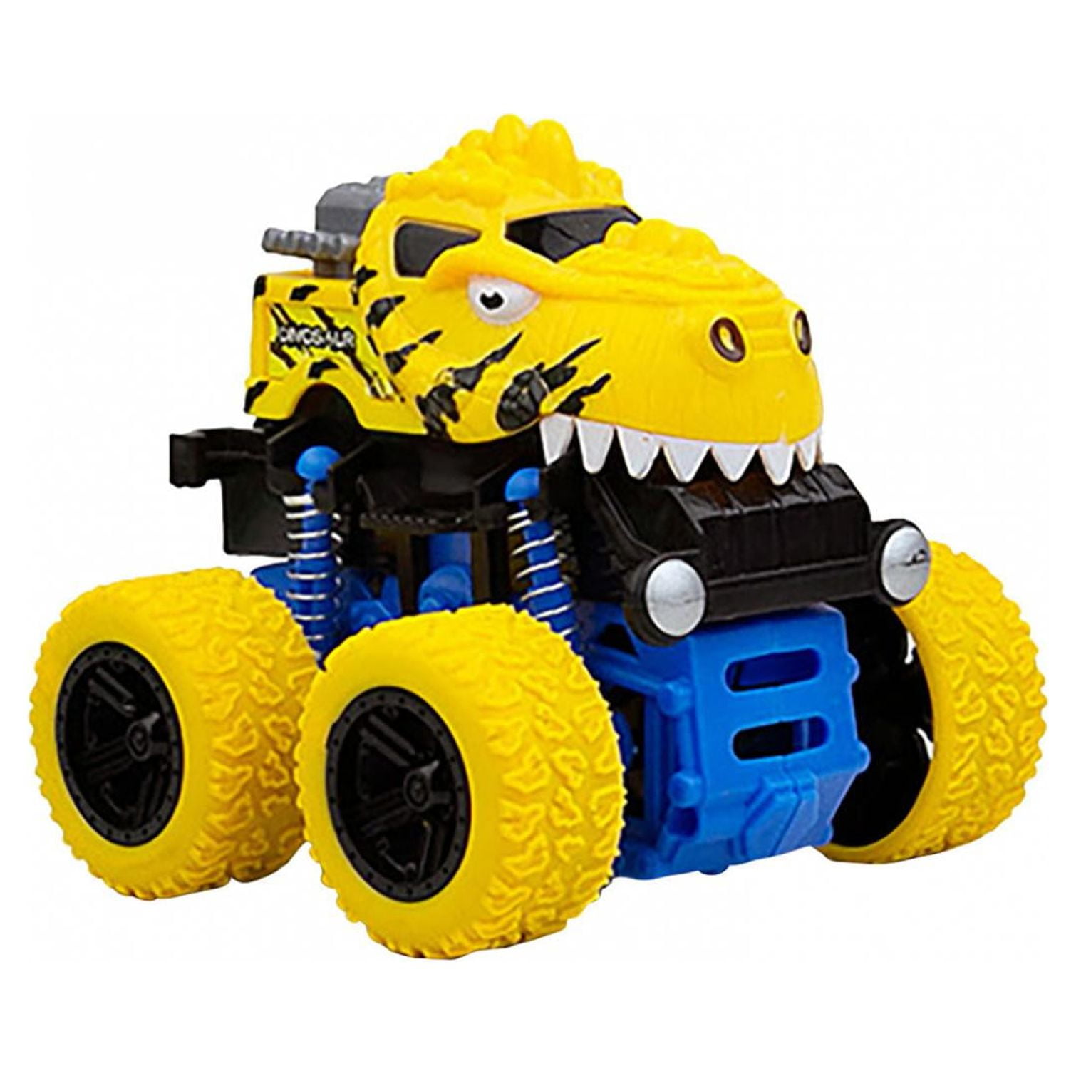 Bouanq Dinosaur Toys Cars for Boys - Friction Powered Push and Go ...