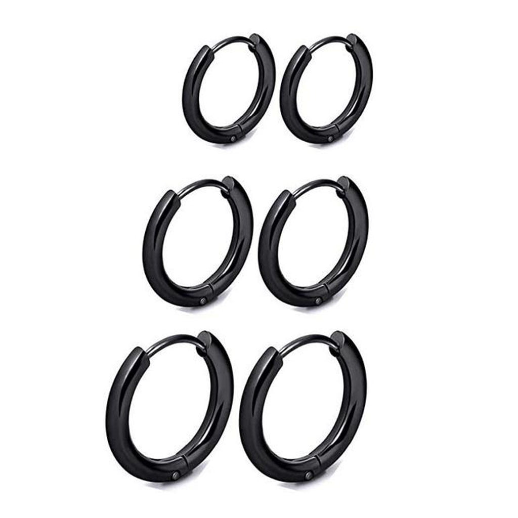 Bouanq Earrings for Women Body Nose Lip Ear Fake Retractable Earrings ...