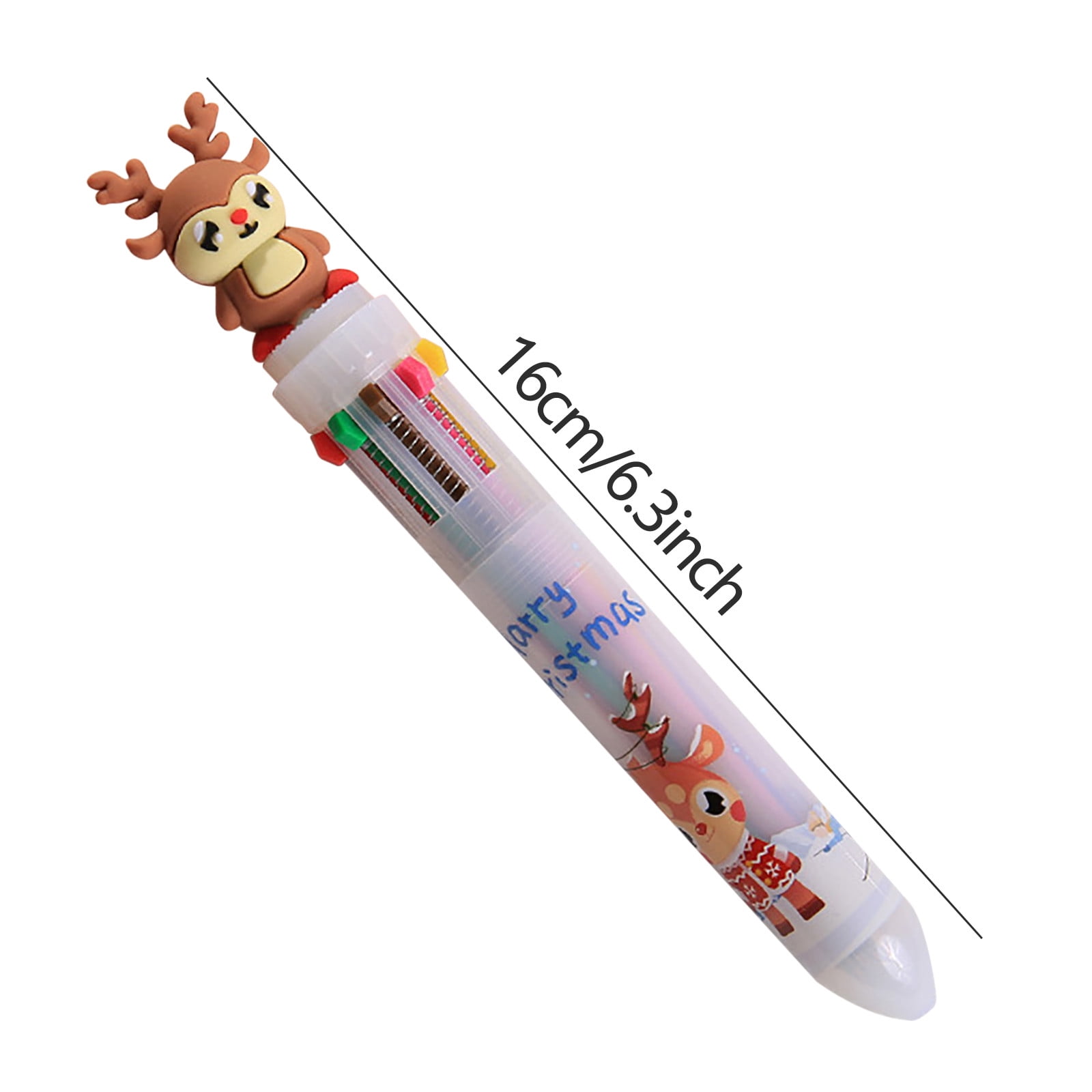 Bouanq Gel Pens, Colored Pencils Cartoon Christmas Style 10-color ...