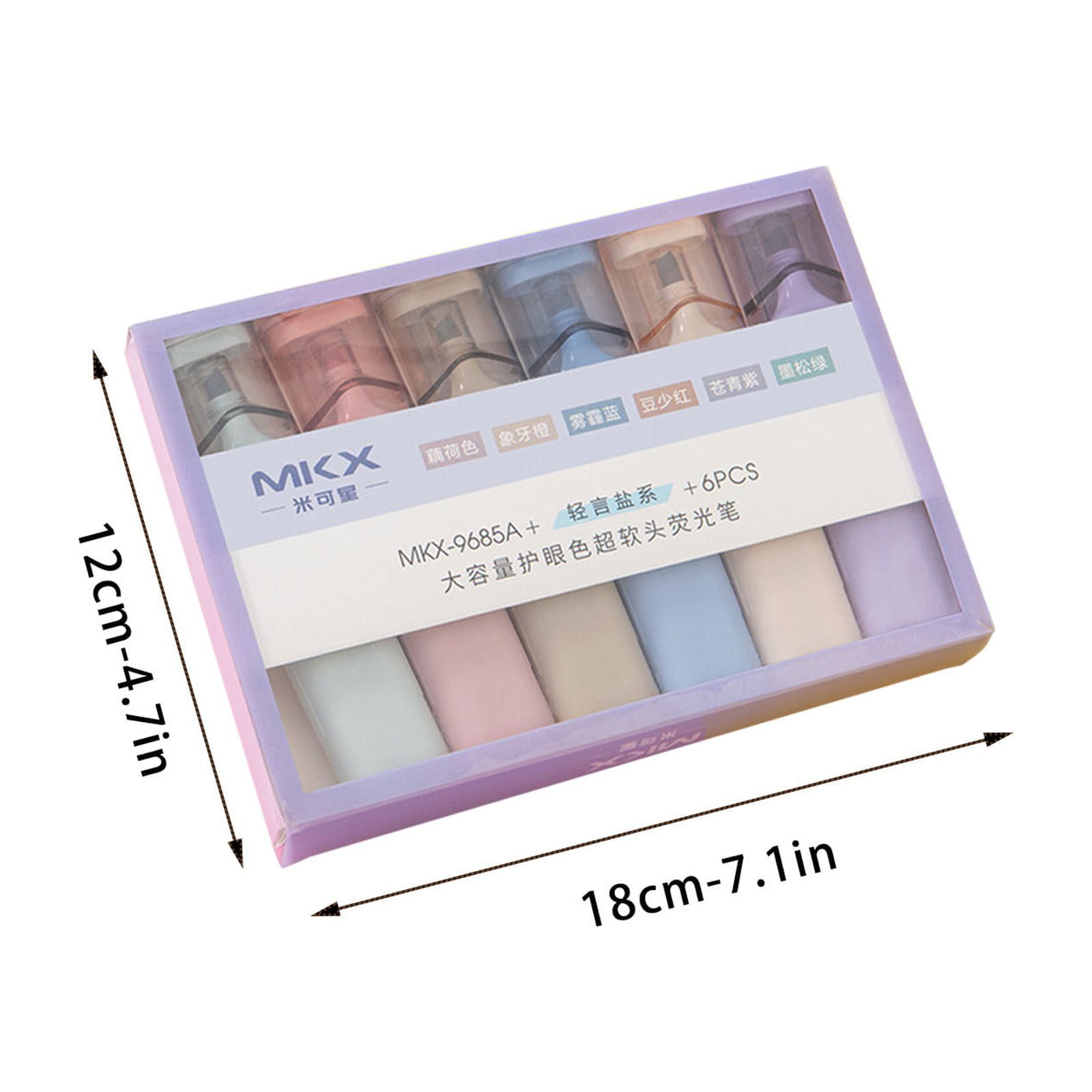 Bouanq Gel Pens, Colored Pencils Light Pen Morandi Light-colored Marker ...