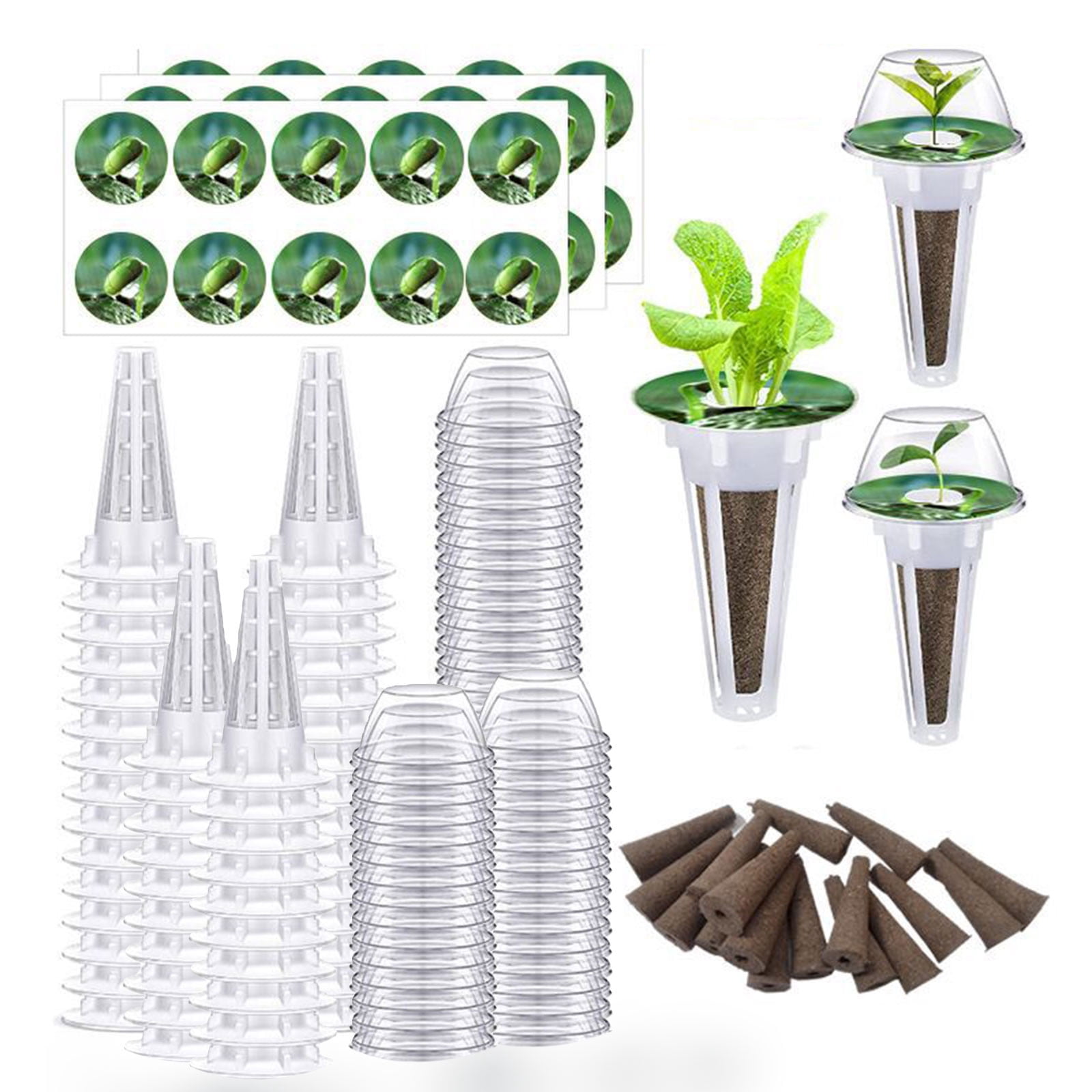 Bouanq Green Seed Pod Kit Hydroponic Garden Accessories Pod Kit ...