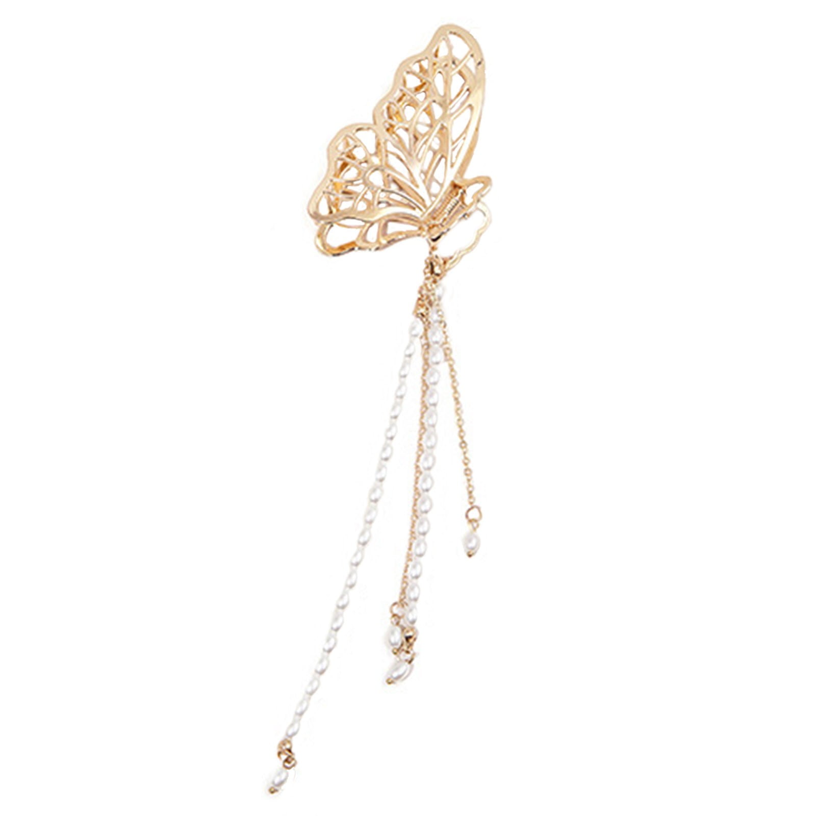 Bouanq Hair Clips Headbands for Women Pearl Catch Clip Butterfly Hair ...