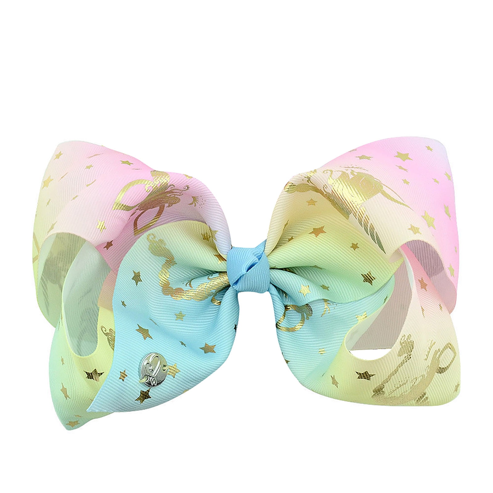 Bouanq Hair Clips Headbands for Women Polyester Threaded Band Large Bow ...