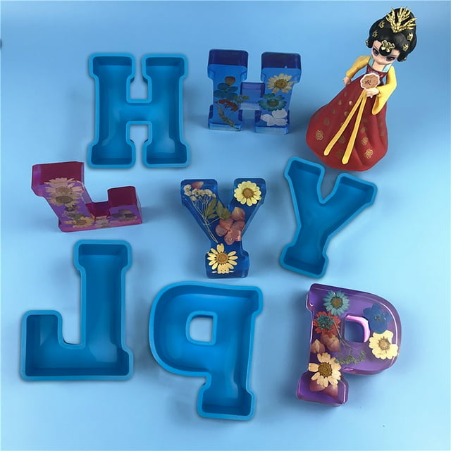 Bouanq Home & Table Linens Alphabet Cake Baking Mould English Letter ...