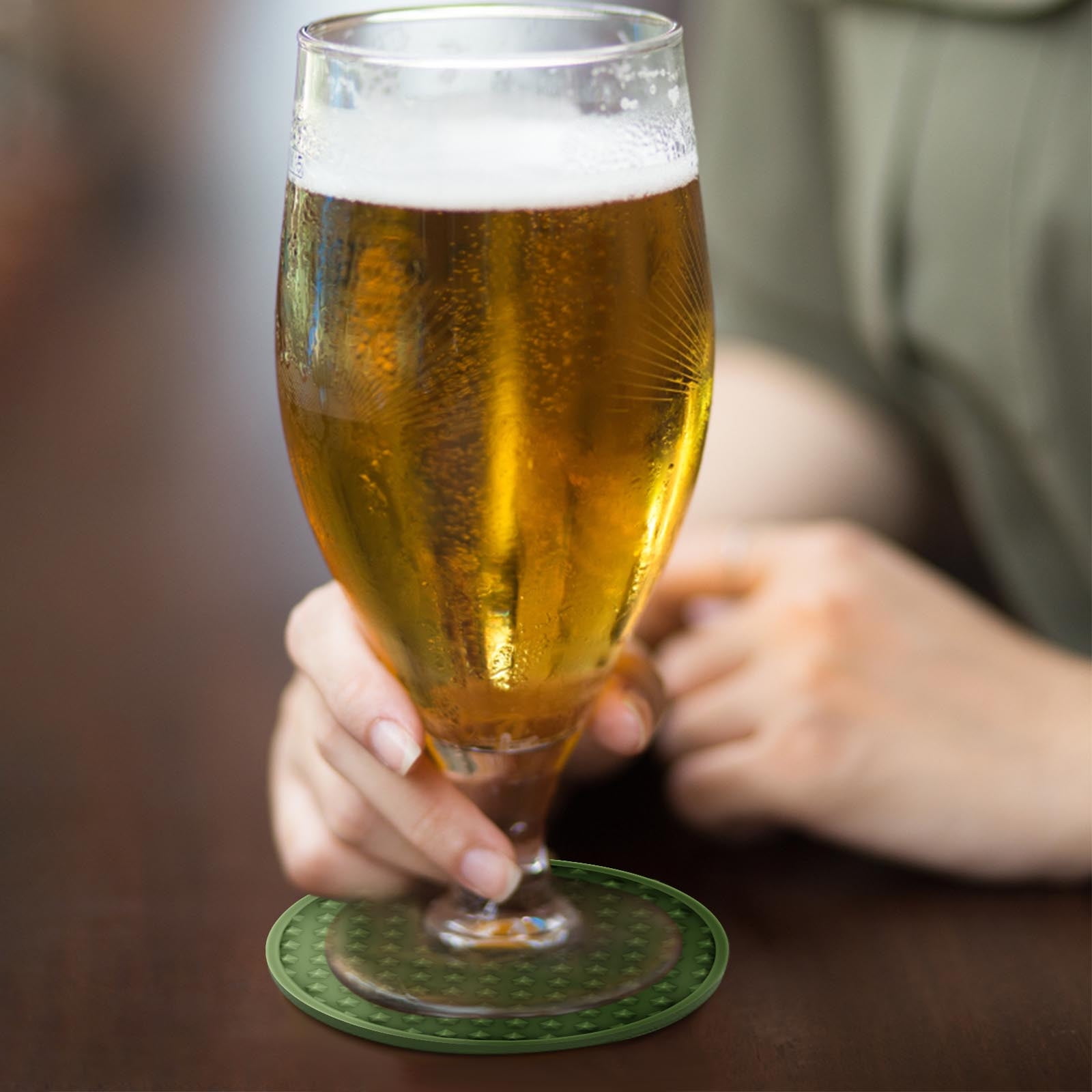 "Bouanq Kitchen Placemat Coasters 6pc Cup Mat For Drinks, Silicone ...