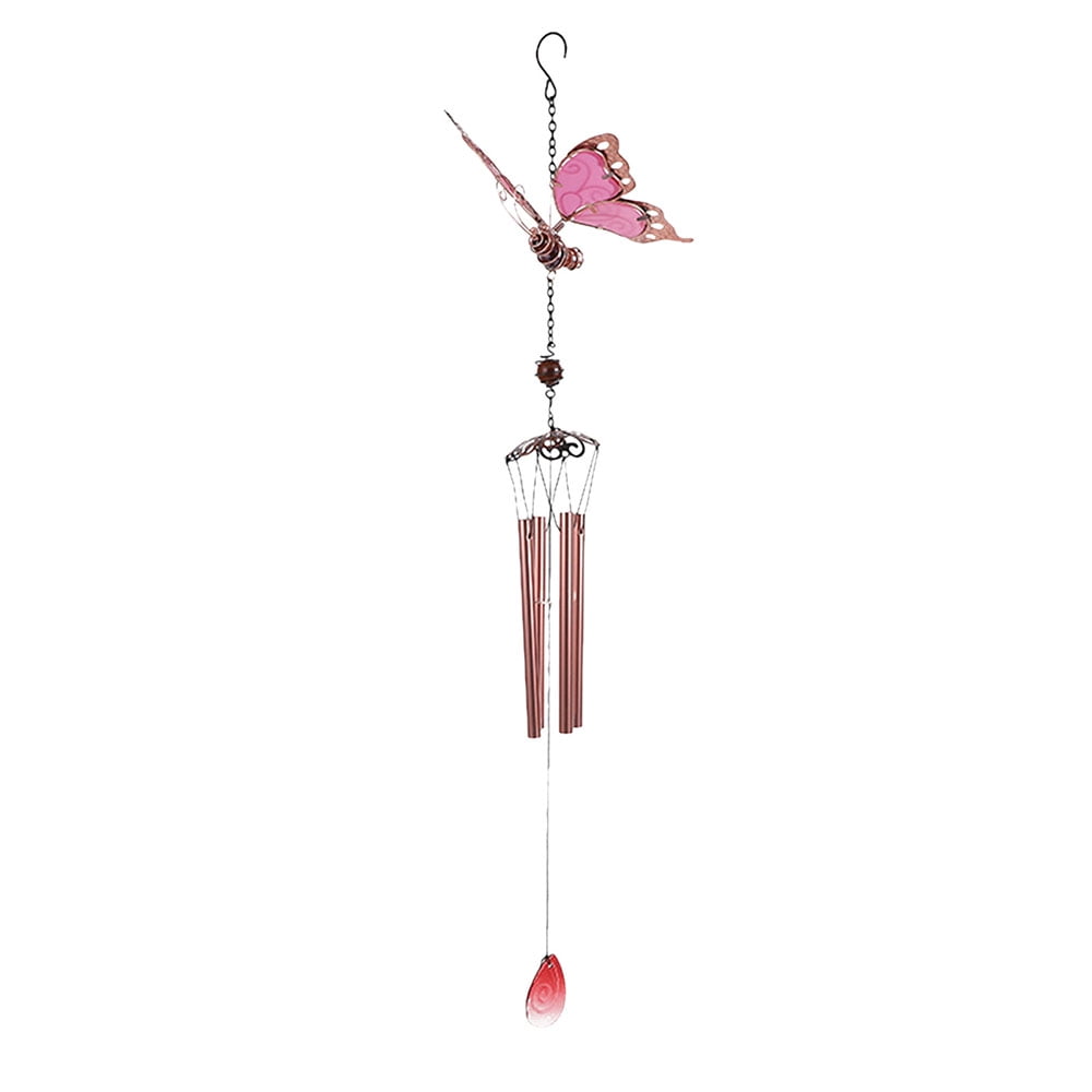 Bouanq Luminous Wind Chime Butterfly Shape Commemorative Wind Chime ...