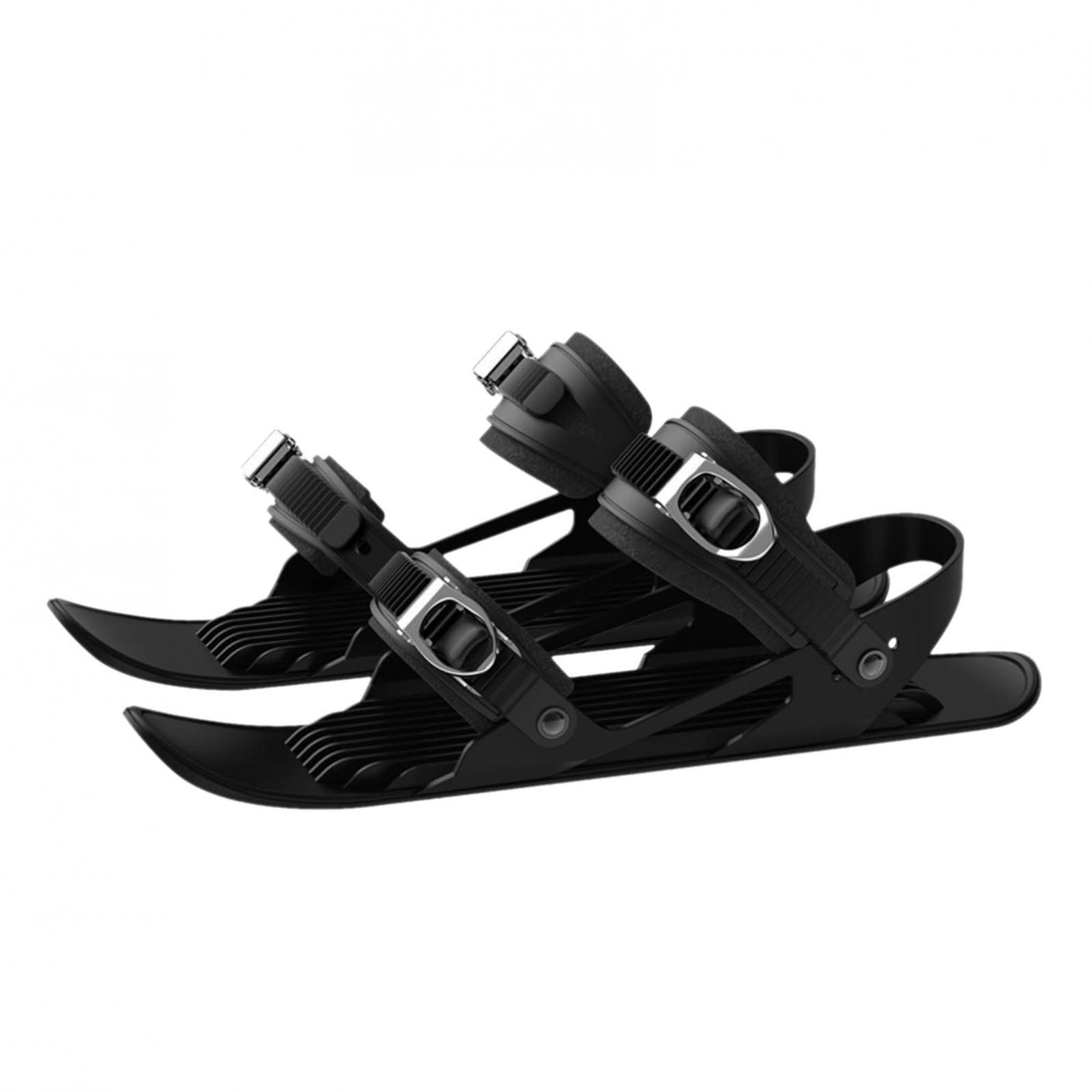 Bouanq Mini Short Ski Skates, Upgraded Skiboards Attach to Skis Boots ...