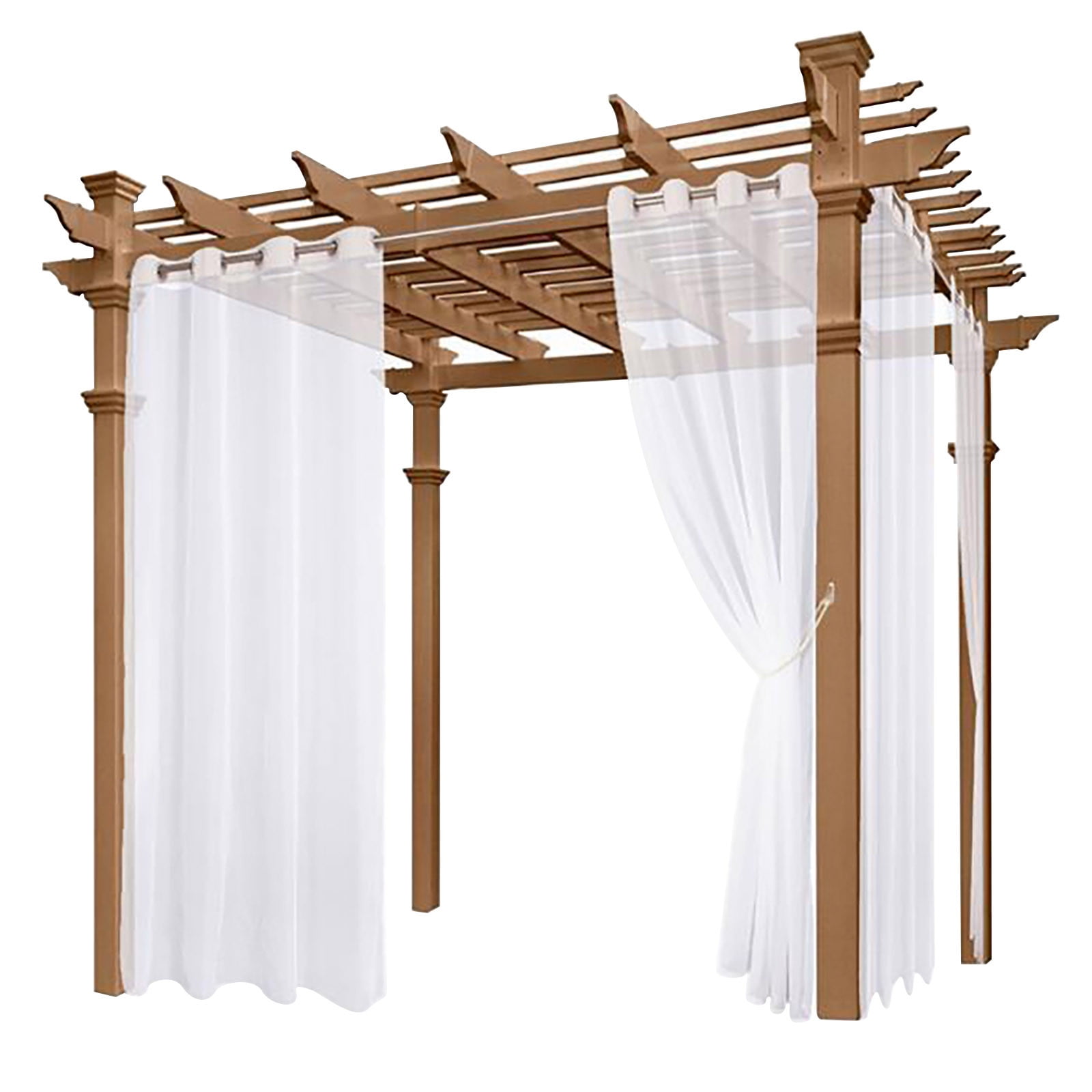 Bouanq Outdoor Curtains for Patio Waterproof 鈥?Weatherproof, UV and ...