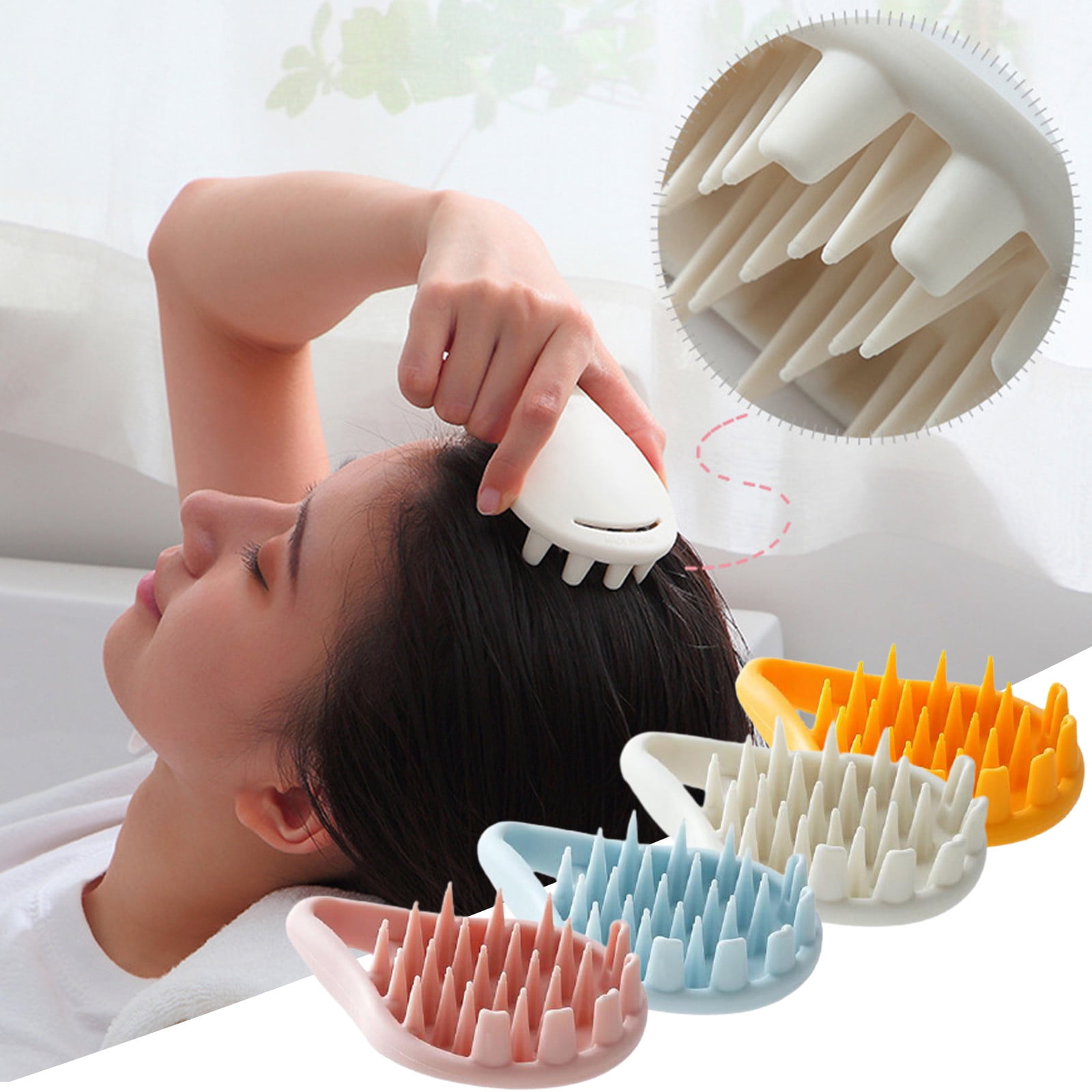 Bouanq Scalp Massager Shampoo Brush, Scalp Brush Hair Scrubber, Hair ...