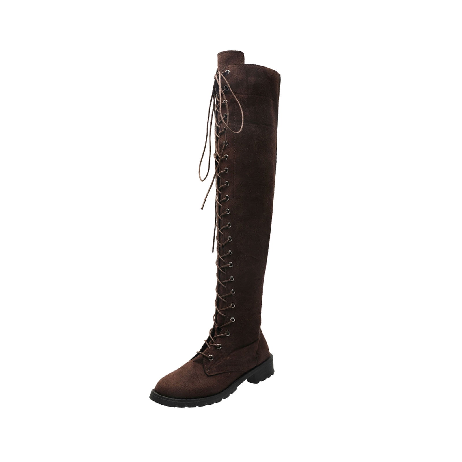 Bouanq Women's Knee High Boots Over The Knee Heels Thigh High Boots ...