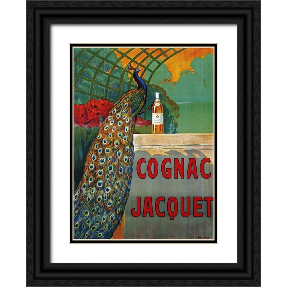 Bouchet, F. 14x18 Black Ornate Wood Framed with Double Matting Museum ...