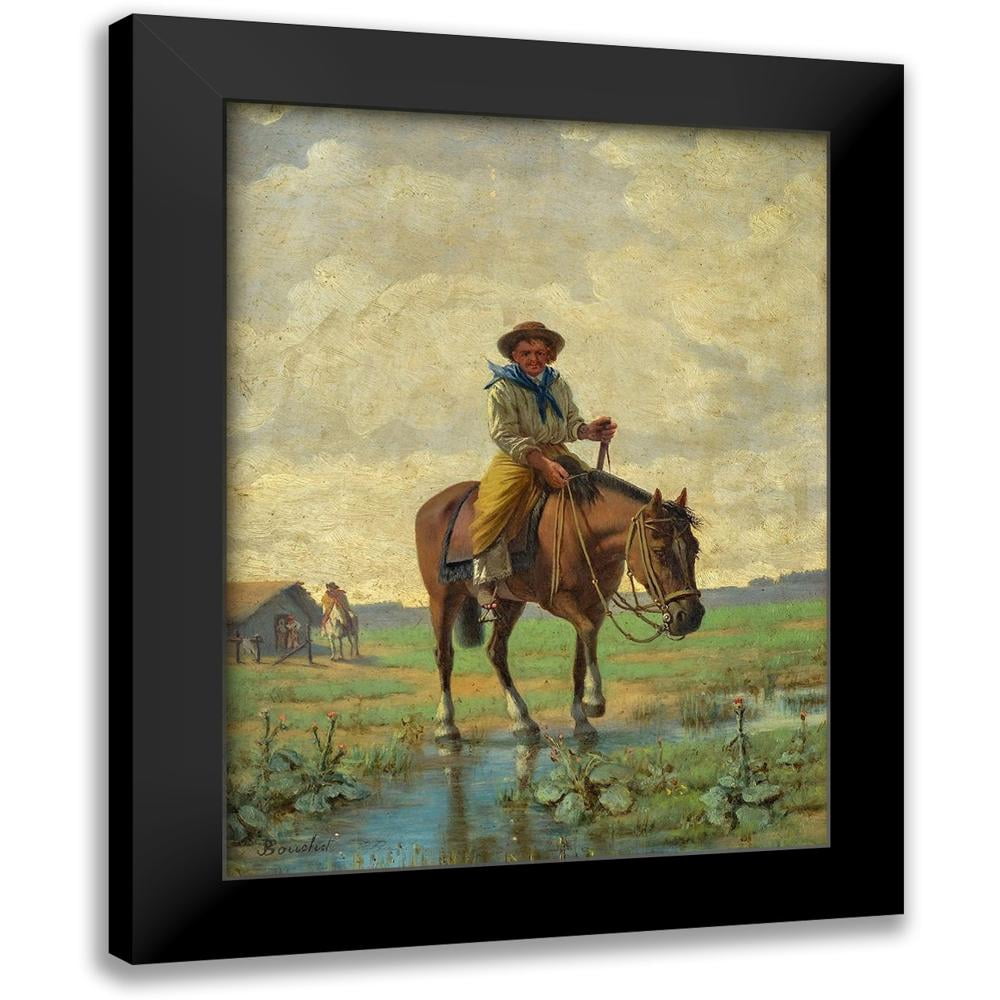 Bouchet, Jose 19x24 Black Modern Framed Museum Art Print Titled - A ...