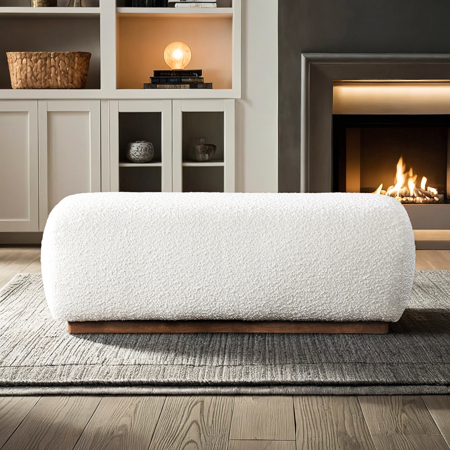 Boucle Bench - Enjoy Match Accent Adds Character To Your Decor ...