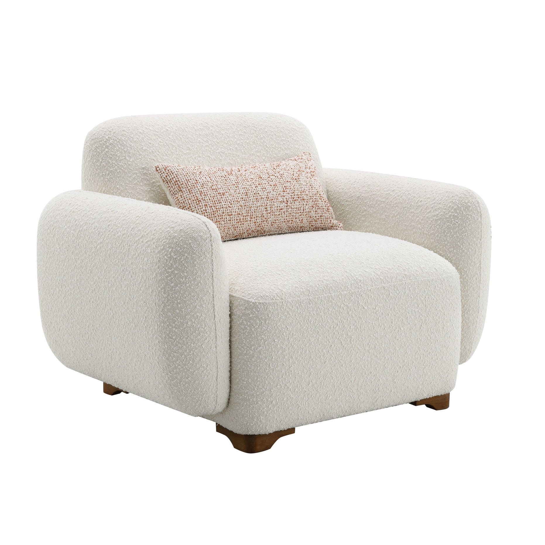 Boucle Chair for Living Spaces | Blend Comfort and Style | Sturdy ...