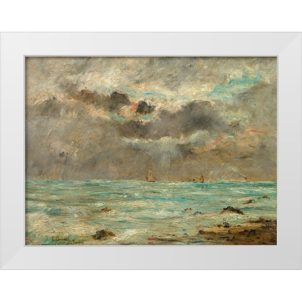Boudin, After Eugene 18x15 White Modern Wood Framed Museum Art Print ...