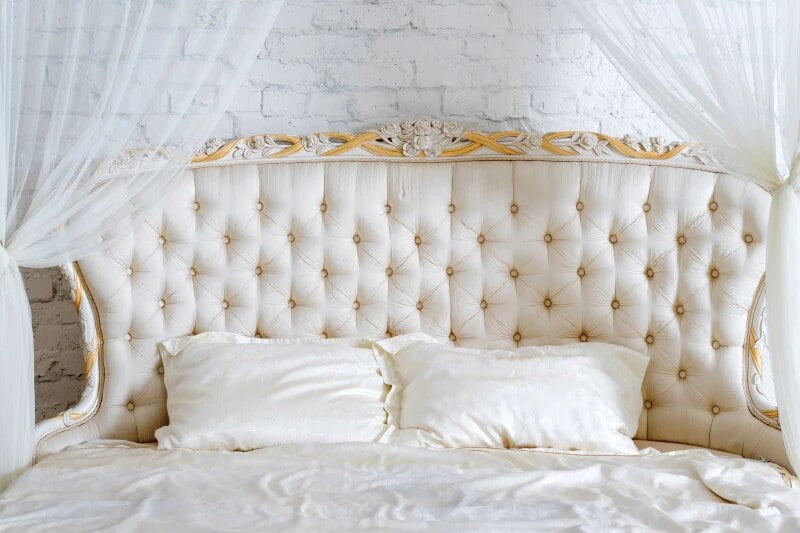 Boudoir Bedroom Backdrop for Photography Luxury Interior Pillows Bed ...