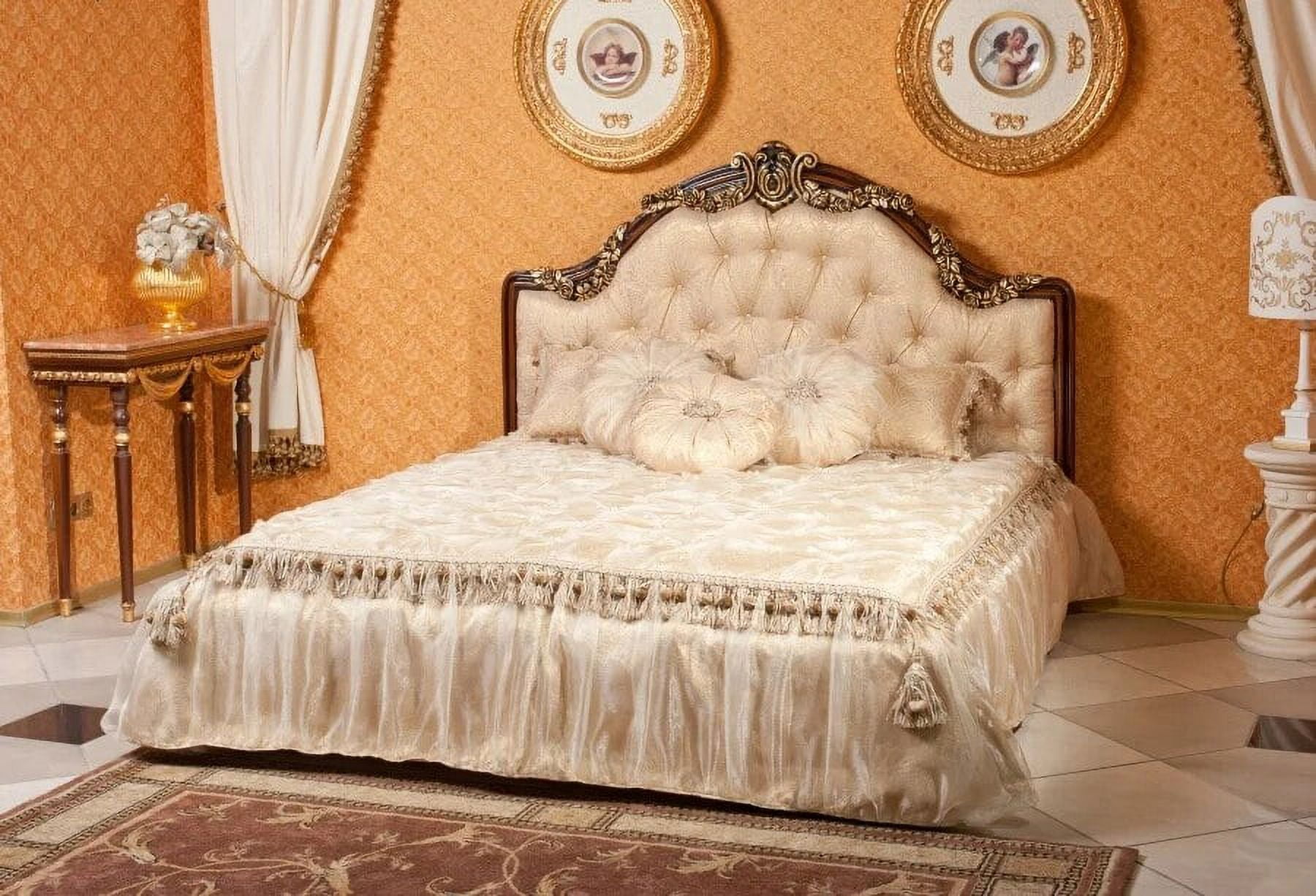 Boudoir Bedroom Backdrop for Photography Luxury Interior Pillows Bed ...