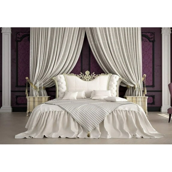 Boudoir Bedroom Backdrop for Photography Luxury Interior Pillows Bed ...