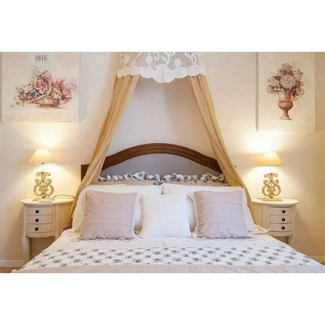 Boudoir Bedroom Backdrop for Photography Luxury Interior Pillows Bed ...