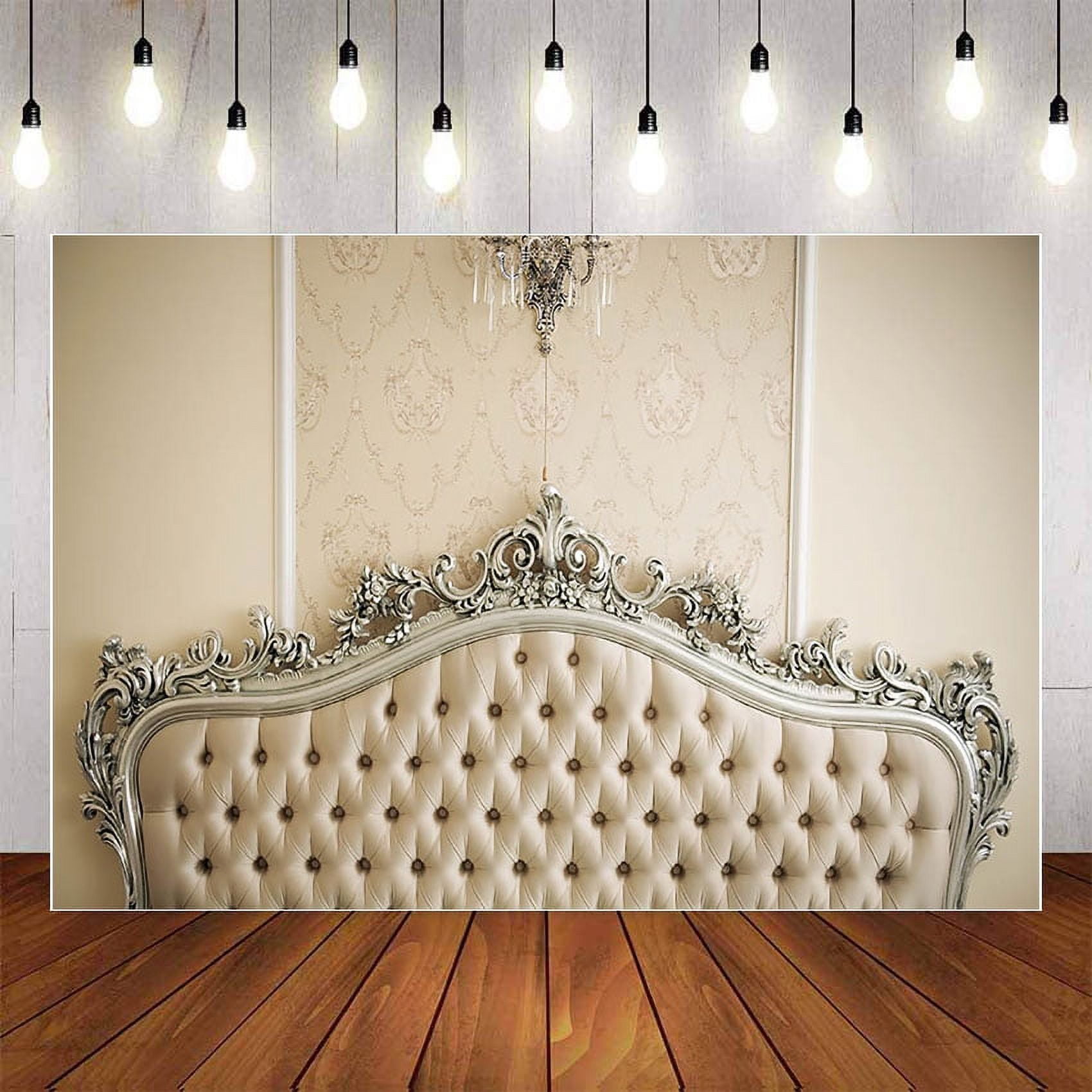 Boudoir Pink Tufted Headboard Baby Shower Wedding Birthday Photoph ...